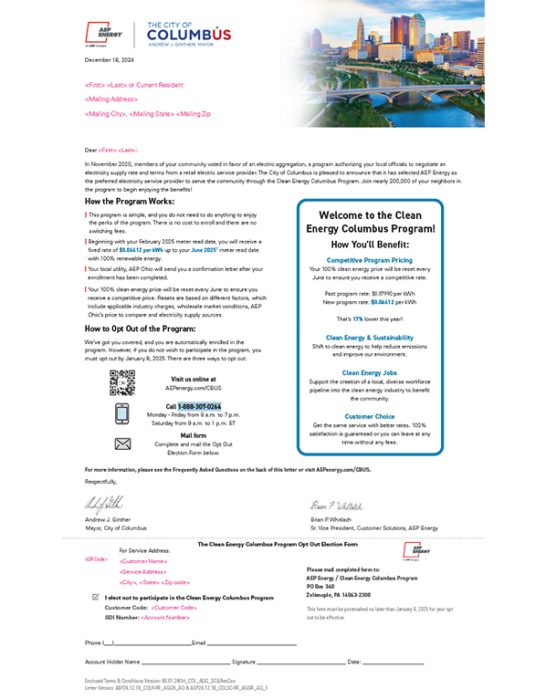 Clean Energy Columbus - Electricity Supplier | AEP Energy